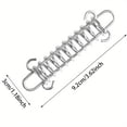 6Pcs Tent Spring Fixed Buckle and 12 pcs Hook Set Wind Rope Buckle ...