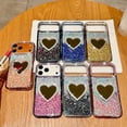 Bling Glitter Sparkly Diamond Love Heart Mirror Phone Case for iPhone ...