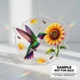 Colorful Book Stack Acrylic Suncatcher, Floral Butterfly Window Hanging ...