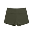 Axiiglly Womens Shorts 2026 Fold Over Ribbed Elastic Low Waist Cute Y2K ...