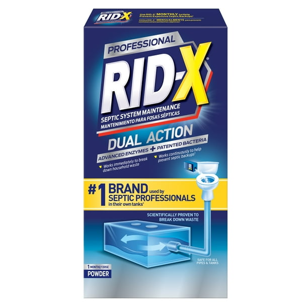 RID-X Professional Septic Treatment, 1 Month Supply of Powder, 9.8oz ...
