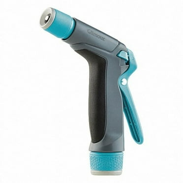 Gilmour 7632193 Swivel Connect 8 Pattern Adjustable Metal Hose Nozzle, Black & Teal - Walmart.com