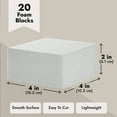 20 Pack Styrofoam Blocks for Crafts, Floral Arrangements, Art Supplies ...