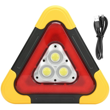 LHCER Warning Sign, LED Triangular Sign Work Light Emergency Lamp ...
