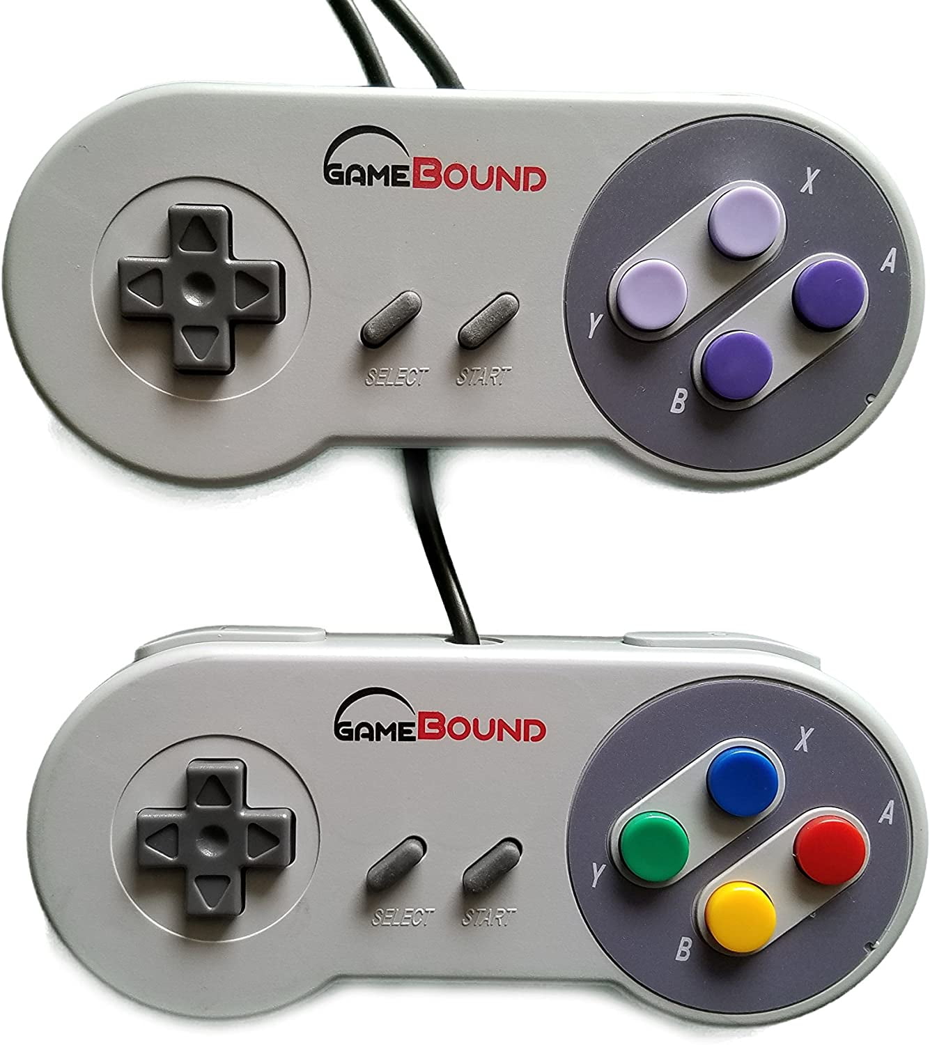 SNES Style Controller, Retro USB Controller for PC/Mac/Retro Pi (1 ...