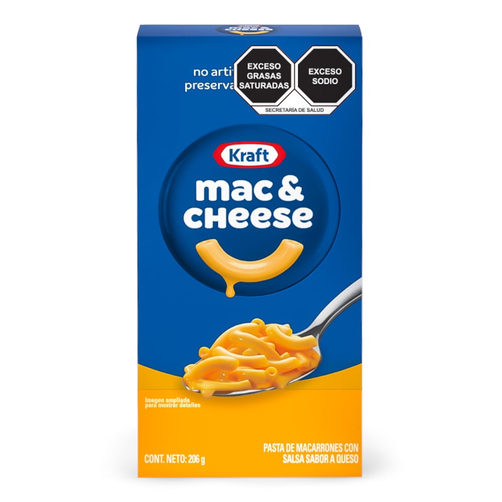 Macarrones con salsa sabor queso Kraft 206 g | Walmart en línea