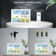 Weather Station Indoor Outdoor Digital Forecast Calendars Clocks ...