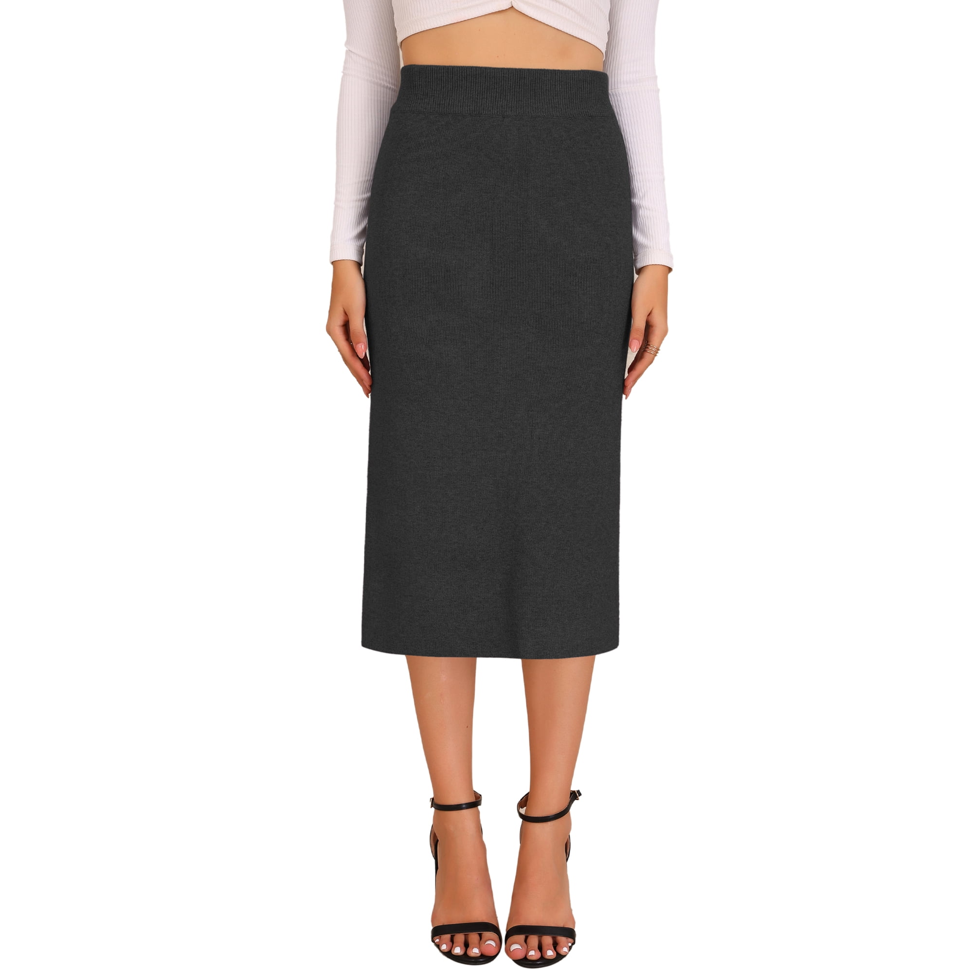 Click here for Inspire Chic Womens Straight Skirt High Waist Midi... prices