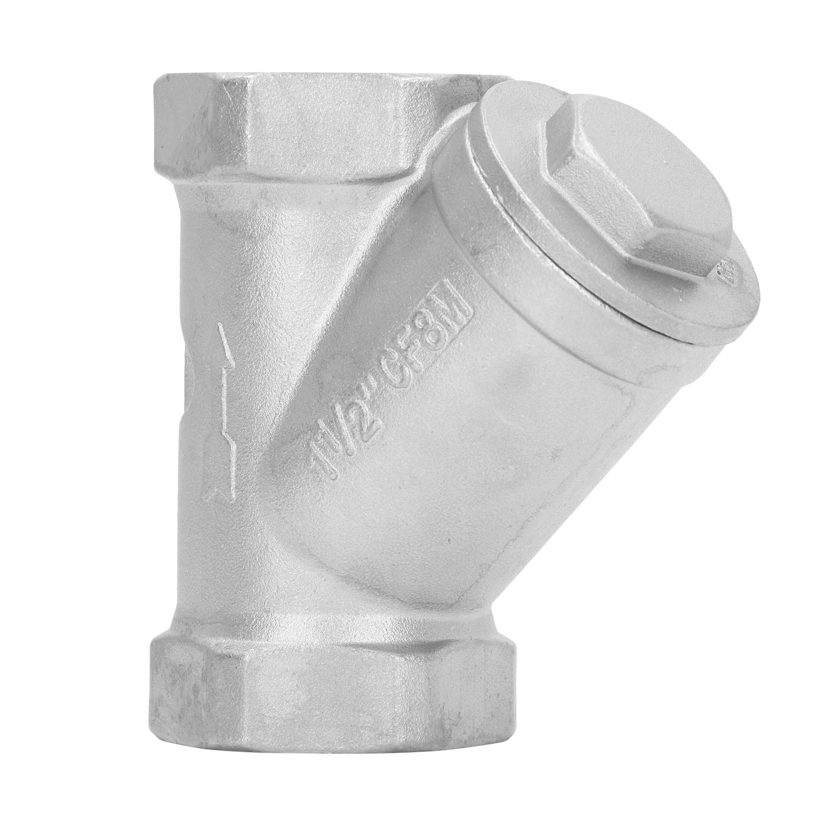 Filtro tipo Y de acero inoxidable filtro en Y de instalación Horizontal ...