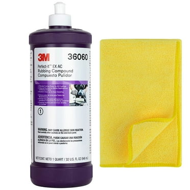 3M Perfect-It EX Auto Scratch Removal Rubbing Compound Quart, 36060 - Walmart.com