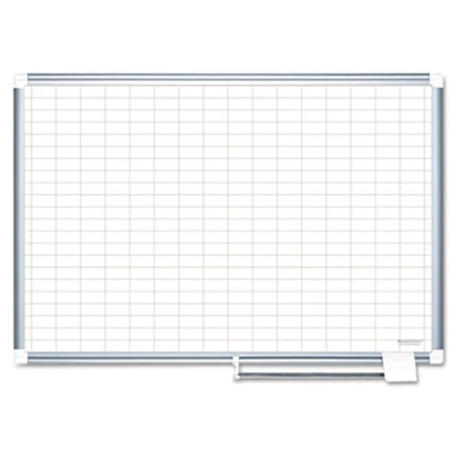 Grid Planning Board 1x2 in. Grid 48x36 White-Silver - Walmart.com ...