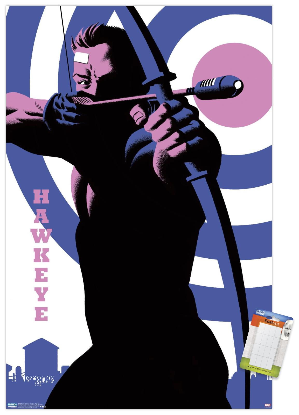 Marvel Comics - Hawkeye - Pop Art Wall Poster, 14.725" x 22.375 ...