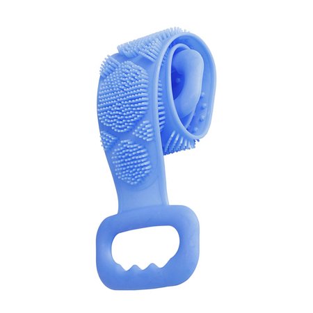 Bath Towel Back Wash Band Strap Shower Scrubber Silicone Exfoliating ...