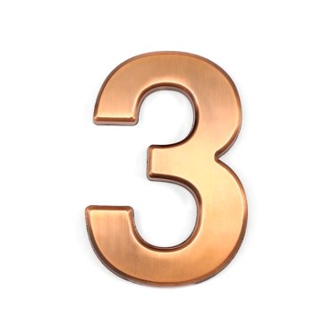 Barton 6 Inch Floating House Number "B" Stainless Steel Anti-Rust House ...