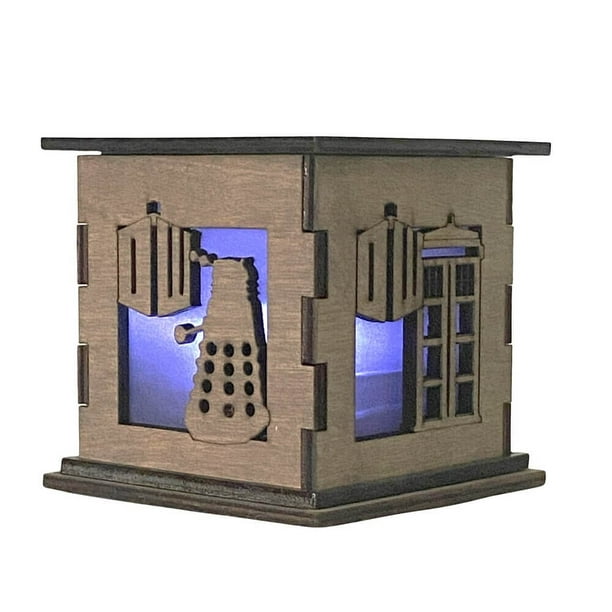 Dr. Who Light Box | Whovian Home Décor | Doctor Who Desk Light ...