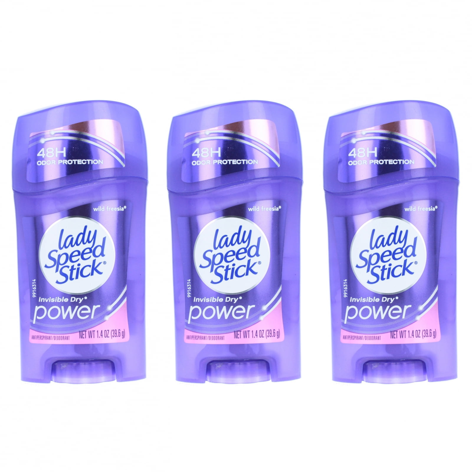 3 Pack Lady Speed Stick Womens Invisible Dry Deodorant Wild Freesia ...
