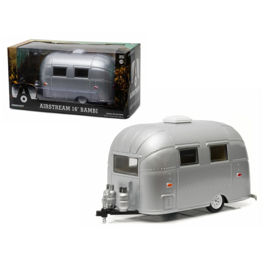 Greenlight Airstream Bambi 16 Camper Trailer plateado para modelos de ...