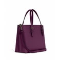 COACH Boysenberry Leather Mollie Tote 25 Purse Handbag Bag - Walmart.com