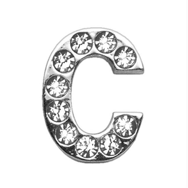 3/4" (18mm) Clear Letter Sliding Charms C 3/4 (18mm) - Walmart.com