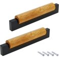 XZHANH-Cabinet Handles 3.78 Inch Hole Centers Black Wooden Dresser ...