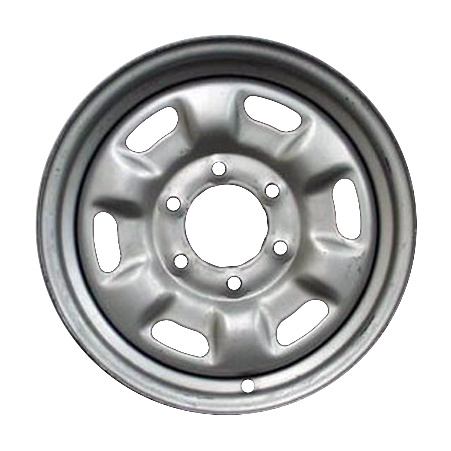 16 X 7 Reconditioned OEM Steel Wheel, Silver, Fits 1992-2002 Isuzu ...
