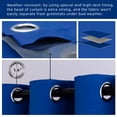 Outdoor Curtains Royal Blue 52"W x 72"L (Pack of 2) - Walmart.com