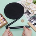 Black Sewing Band Spool with Buttonholes 21.87Yards x 0.59 Inch ...