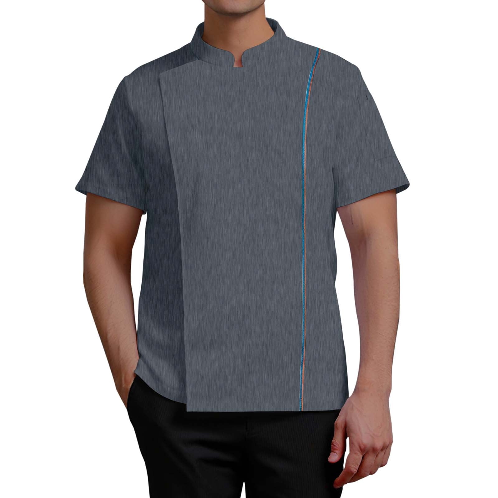 Click here for Chaochao Men Shirts Uni Chefs Jacket With Long Sle... prices