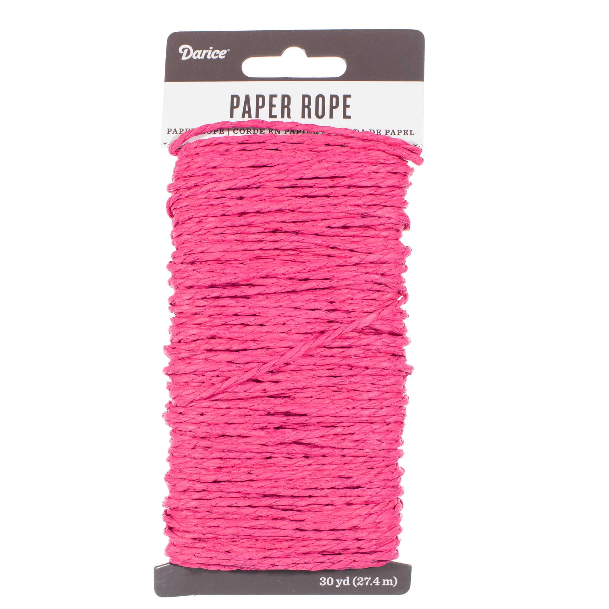 Craft County Paper Rope 3mm Diameter of Decorative Cord - 30 Yards (27. ...