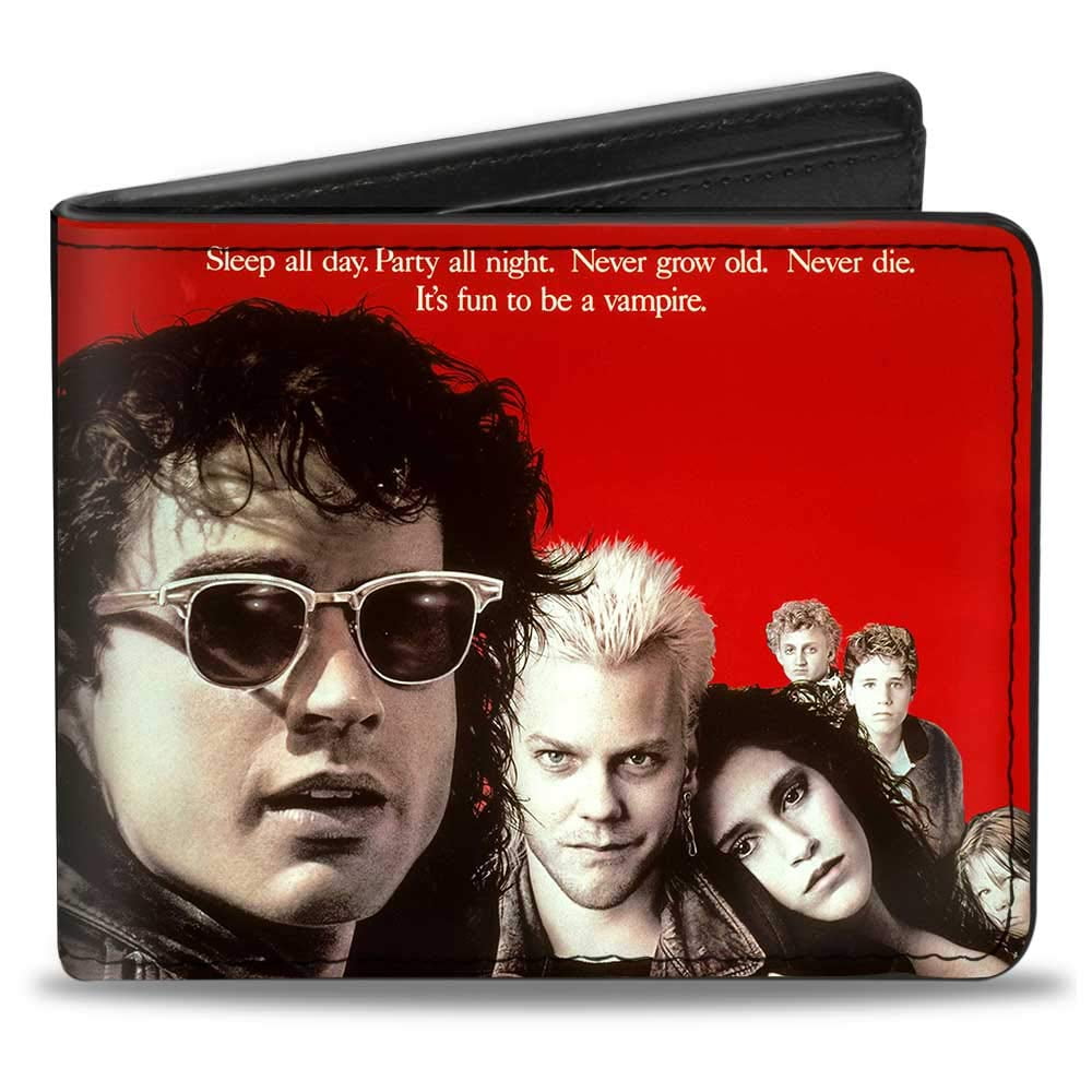 Warner Bros. Wallet, Bifold, The Lost Boys Cast Pose Quote Logo Black ...