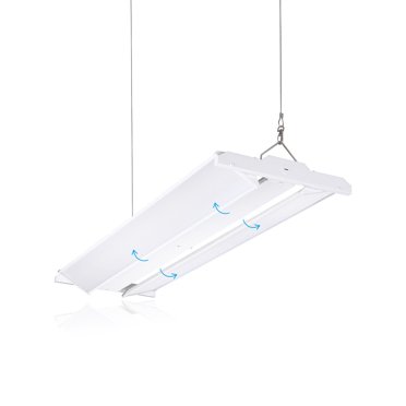 Metalux F Bay HBL 2 x 4 Foot 6 Lamp T5 Commercial Fluorescent Lamp ...