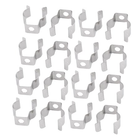 16 Pcs T5 Fluorescent Tube Lamp Bracket Hanger Clips Socket Lampholder ...