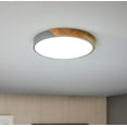Aiwen Round LED Flush Mount Ceiling Lamp Modern Light Fixture Gray - Walmart.com