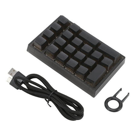 RGB Numeric Keypad,21 Key Numeric Keypad Mechanical Numeric Keypad Key ...