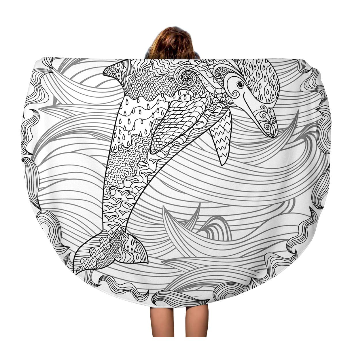 Beach Towel Coloring Pages