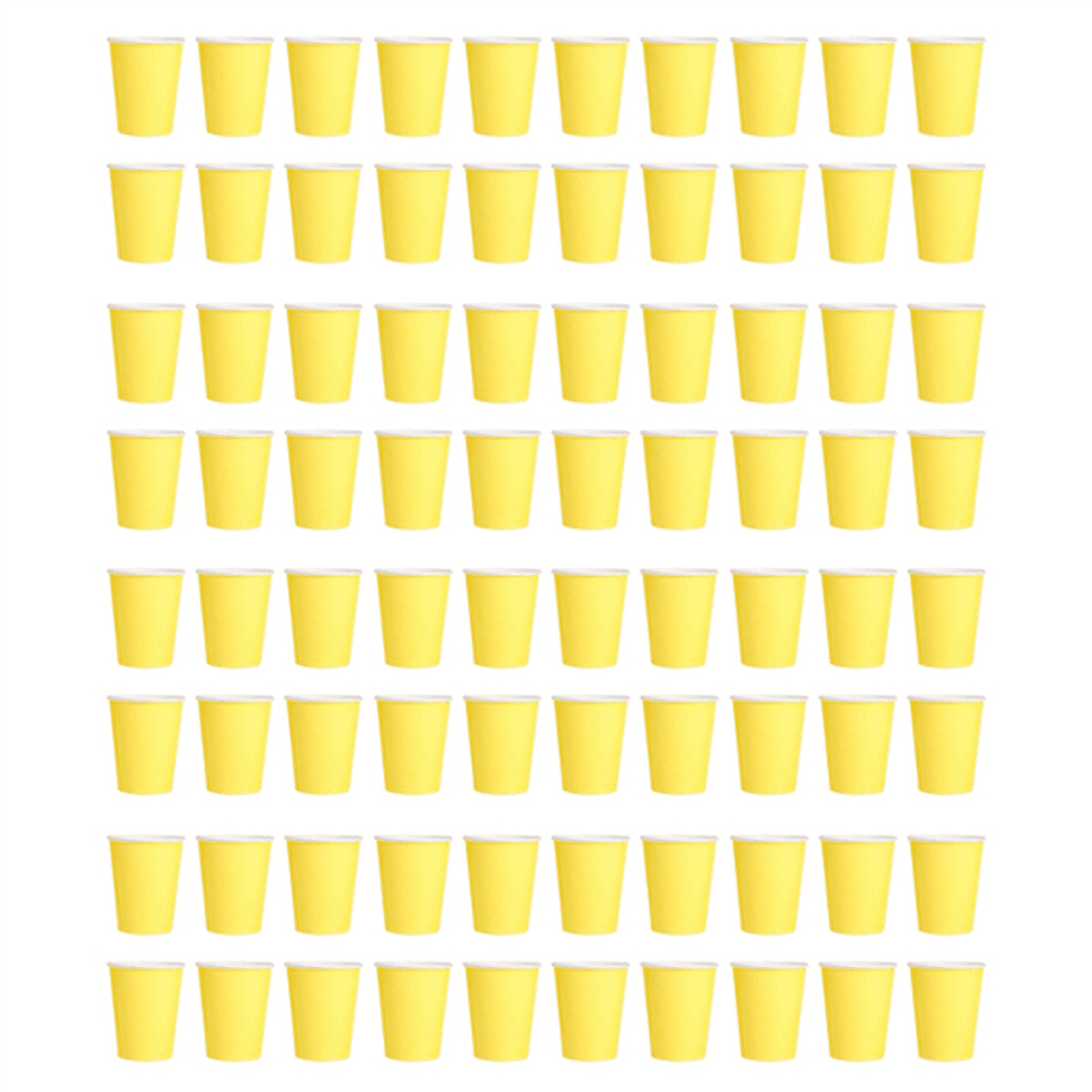 Click here for Unbranded 80 Paper Cups (9oz) - Plain Solid Colour... prices