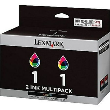 Lexmark Twin-Pack #1 - 2-pack - color (cyan, magenta, yellow ...