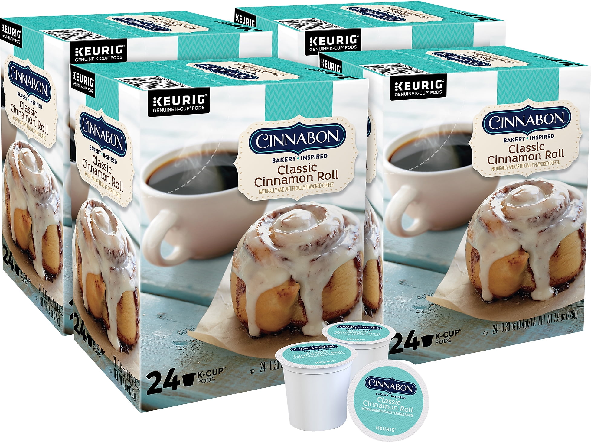 Cinnabon Cinnamon Coffee K Cup Pods Light Roast 24411270