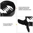 BESTYASH 2Pcs Black Simple Hair Clips Strong Tension Hair Jaw Clips for ...