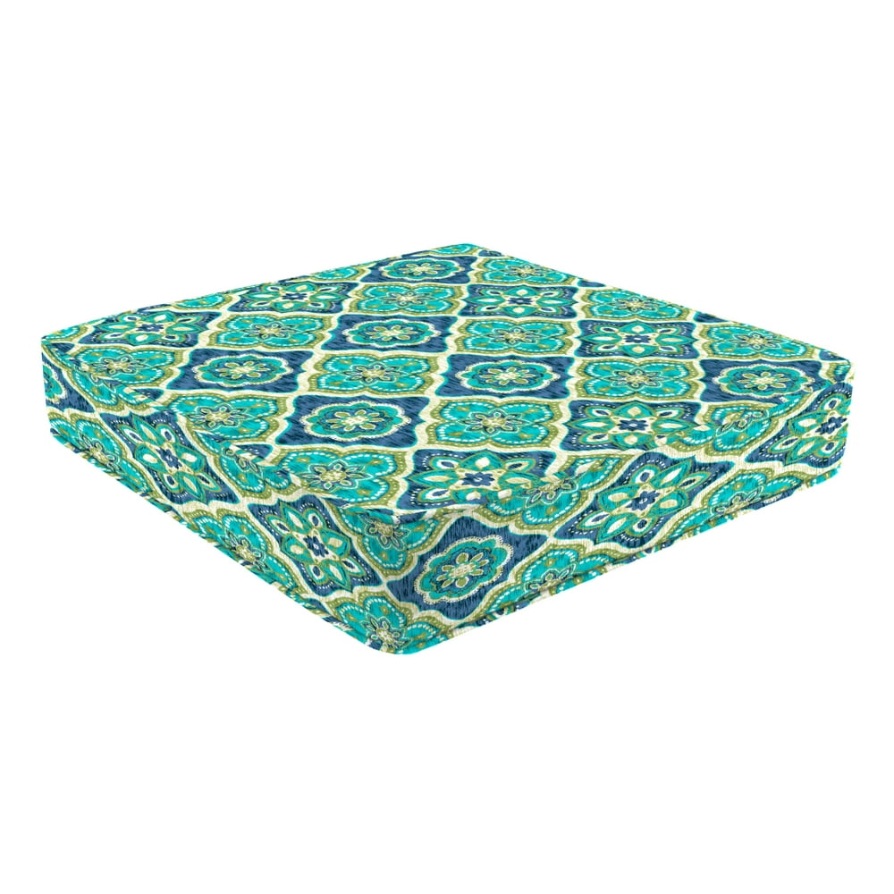 Jordan Manufacturing Adonis Outdoor Boxed Edge Seat Cushion, Capri, 21 ... Jordan Manufacturing Adonis Outdoor Boxed Edge Seat Cushion, Capri, 21 ...