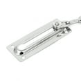 Home Stainless Steel Security Slide Bolt Door Chain Lock Guard Silver ...