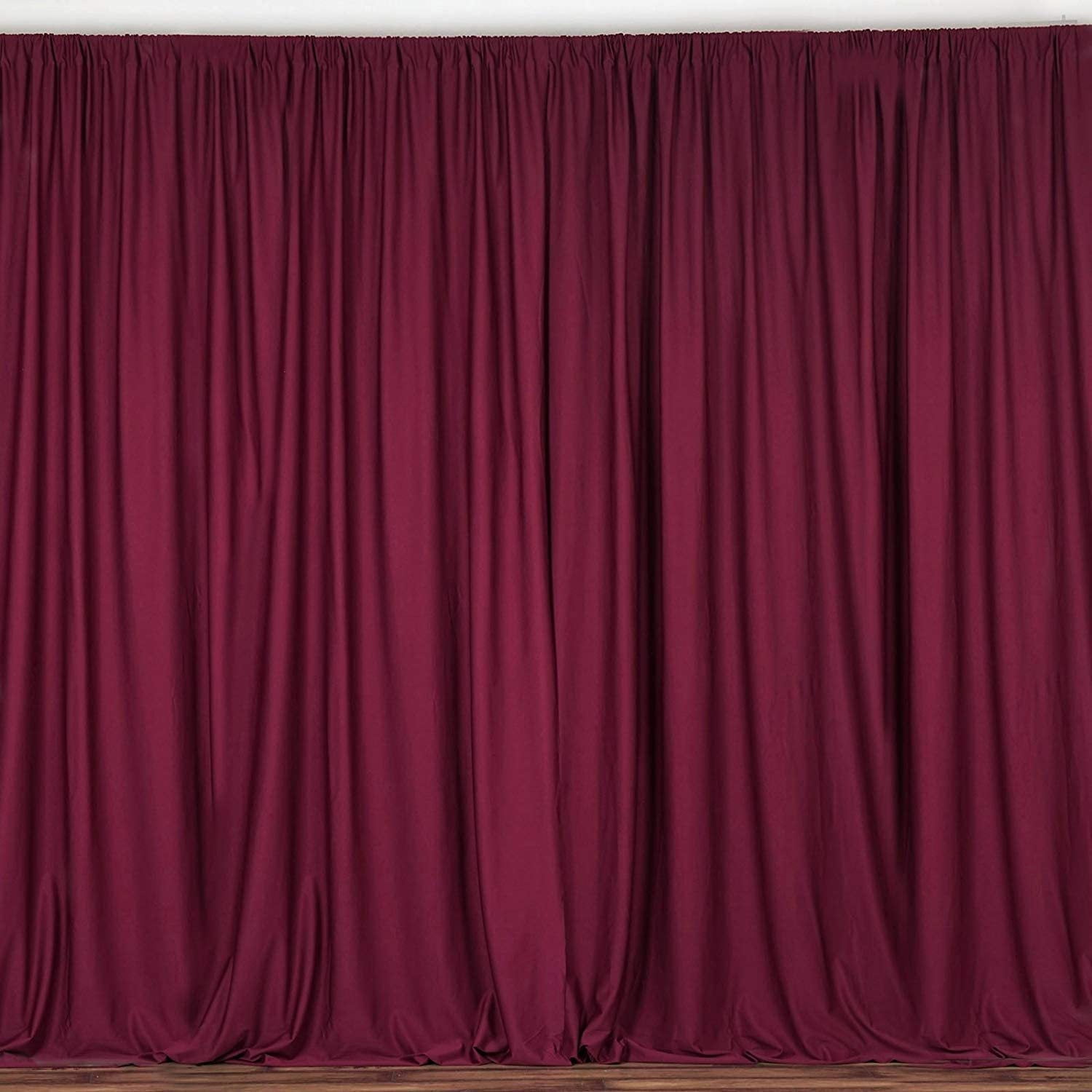 CintBllTer 100% Polyester Window Curtain/Stage Backdrop Curtain ...