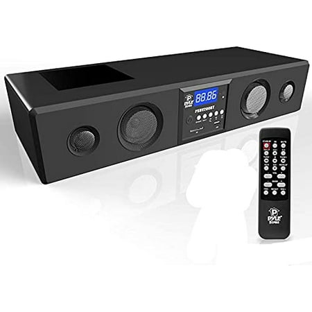 Pyle 3D Surround Bluetooth Soundbar - Sound System Bass Speakers ...