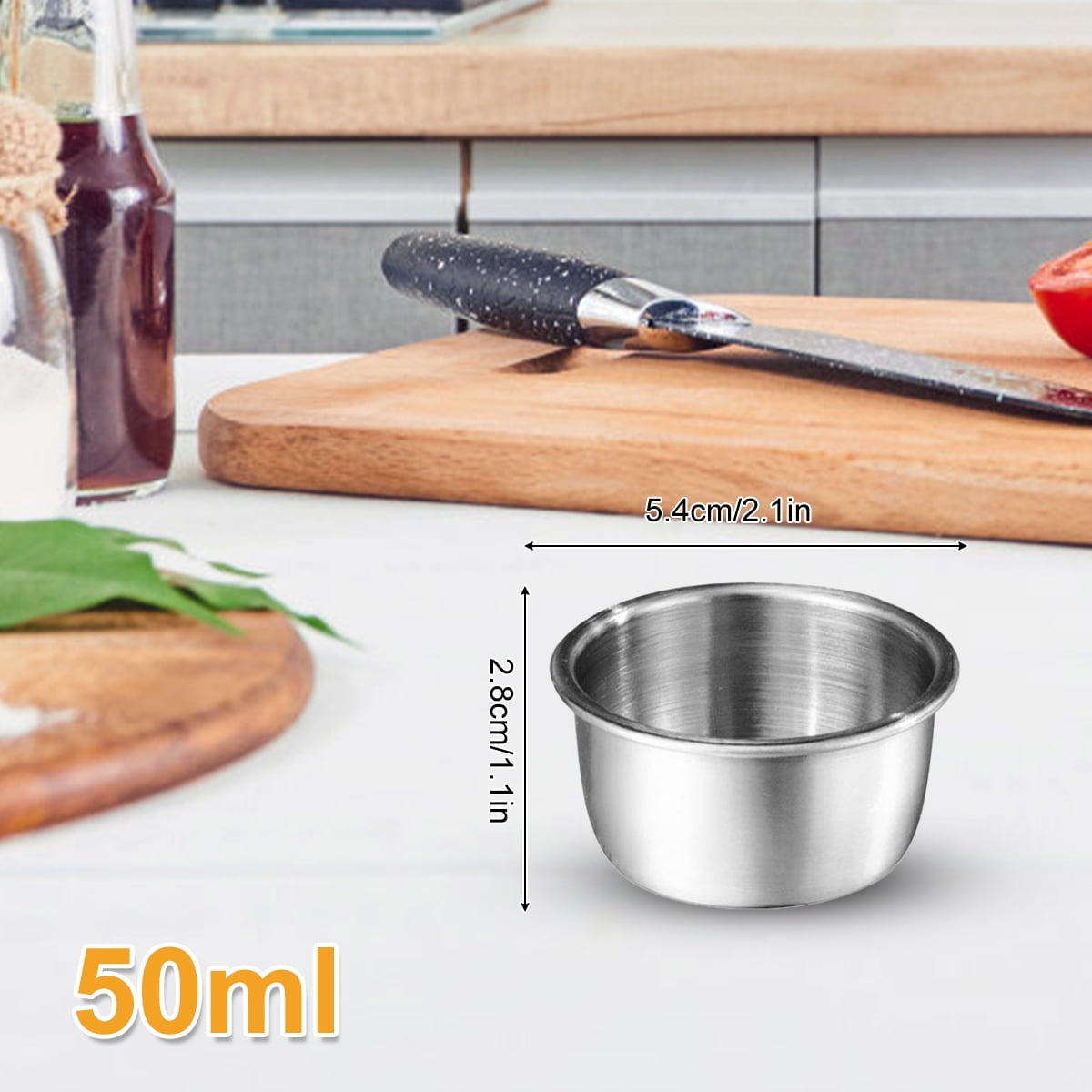 Buy Groking Condiment Cups Containers with Lids,6pcs 1.6 oz.Salad ...