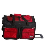 Hipack 20-inch Carry-On Rolling Duffle Bag - Red - Walmart.com