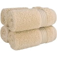 100% Cotton Turkish Washcloth Set for Bathroom, 4 Piece Soft Absorbent ...