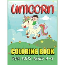 Beautiful Unicorn Coloring Book: For Kids ages 4_8, More than 35 ...