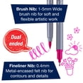 Faber-Castell Goldfaber Aqua Dual Markers Lettering- 6 Count (Double ...