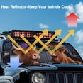 Bulopur Funny Windshield Sun Shade Highland Cow Design Front Window Sun ...