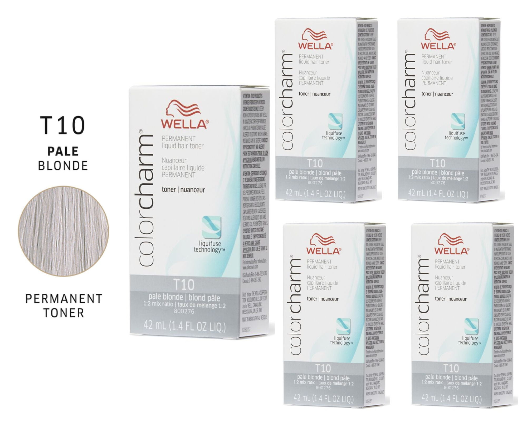 Wella Color Charm T10 x 5 - Walmart.com